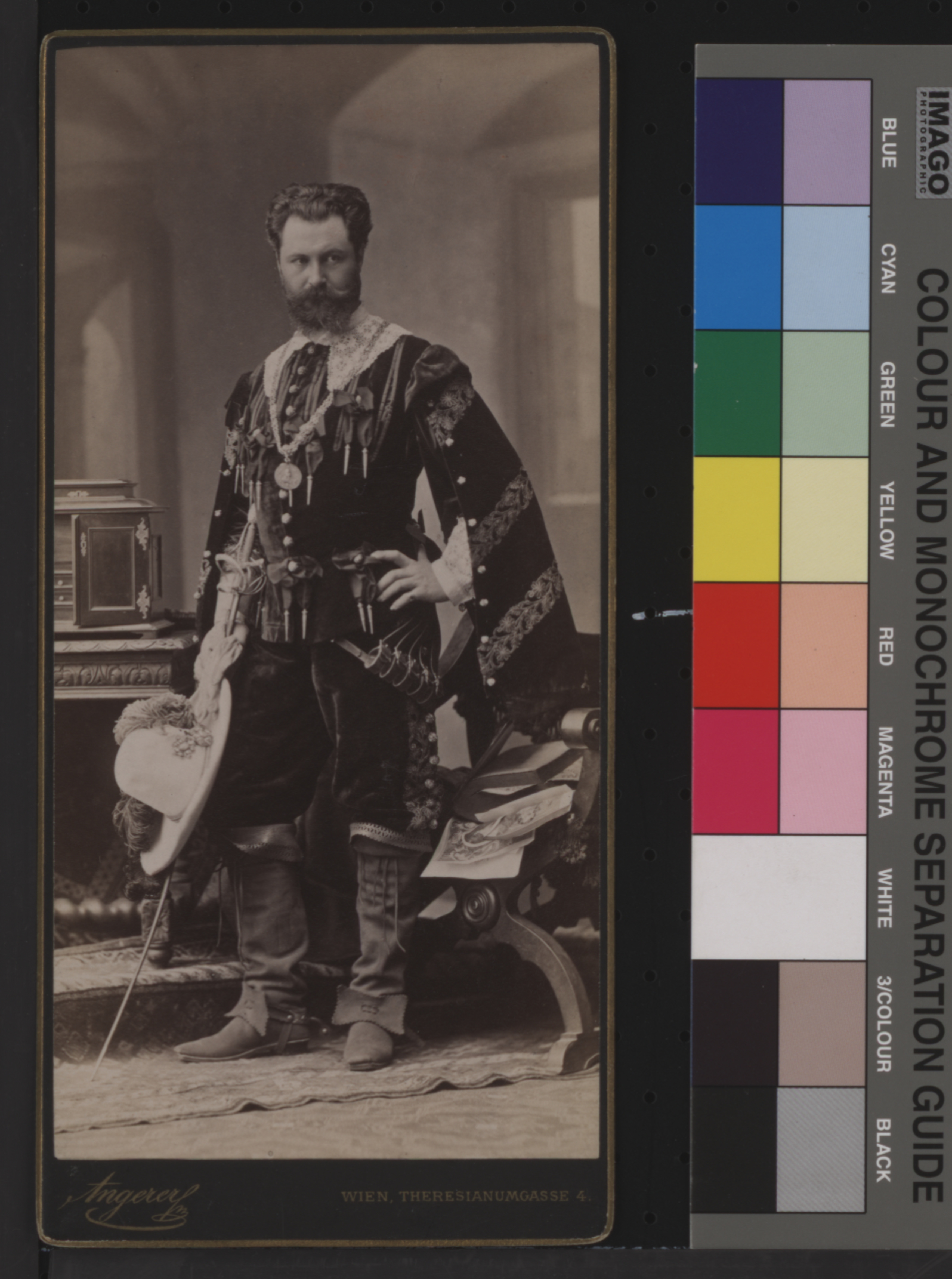 Julius Ritter von Blaas, Maler im Kostüm zum Makartfestzug 1879 – Wien ...