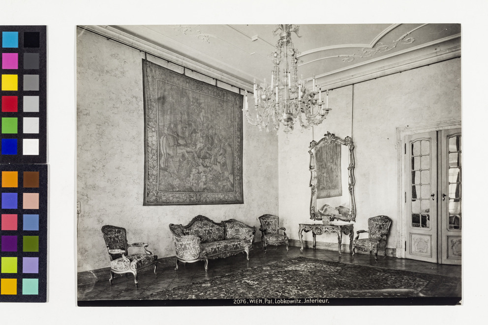 1., Lobkowitzplatz 2 - Lobkowitzpalais - Innenraum – Wien Museum Online ...