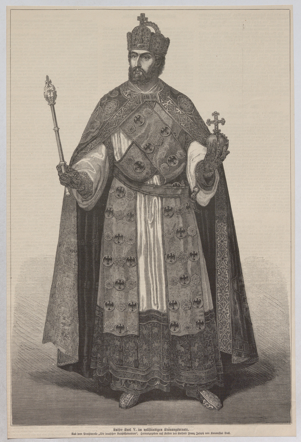 "Kaiser Karl V. im vollständigen Krönungsornate." – Wien Museum Online ...