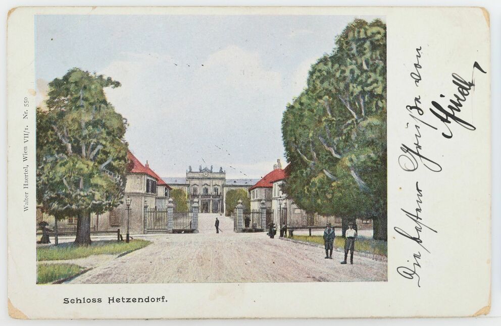 12., Hetzendorfer Straße 79 - Schloss Hetzendorf, Ansichtskarte – Wien ...