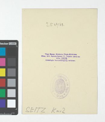 Karl Seitz (1869-1950), Lehrer, sozialdemokratischer Politiker ...