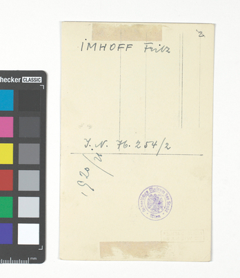 Fritz Imhoff (Pseudonym), eigentl. Friedrich Arnold Heinrich Jeschke ...