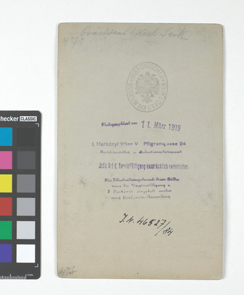 Karl Seitz (1869-1950), Lehrer, sozialdemokratischer Politiker ...