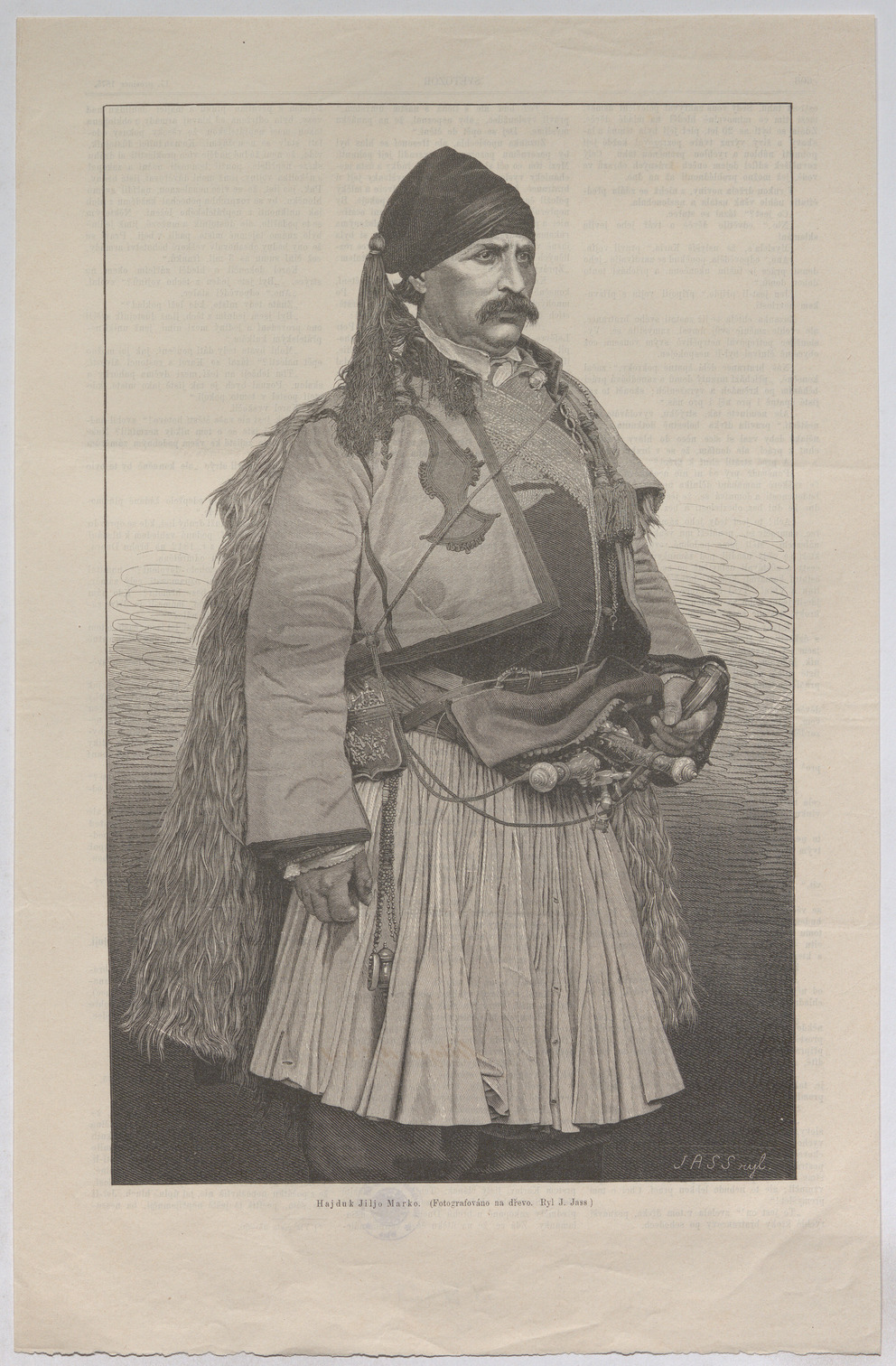 Hajduk Jiljo Marko (Zeitungsholzstich aus "Svetozor") – Wien Museum ...