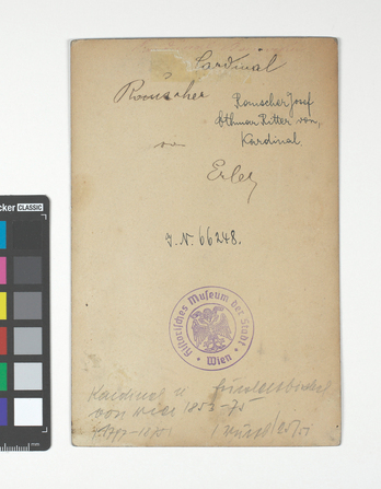 Joseph Othmar Ritter von Rauscher (1797-1875), Fürsterzbischof von Wien ...