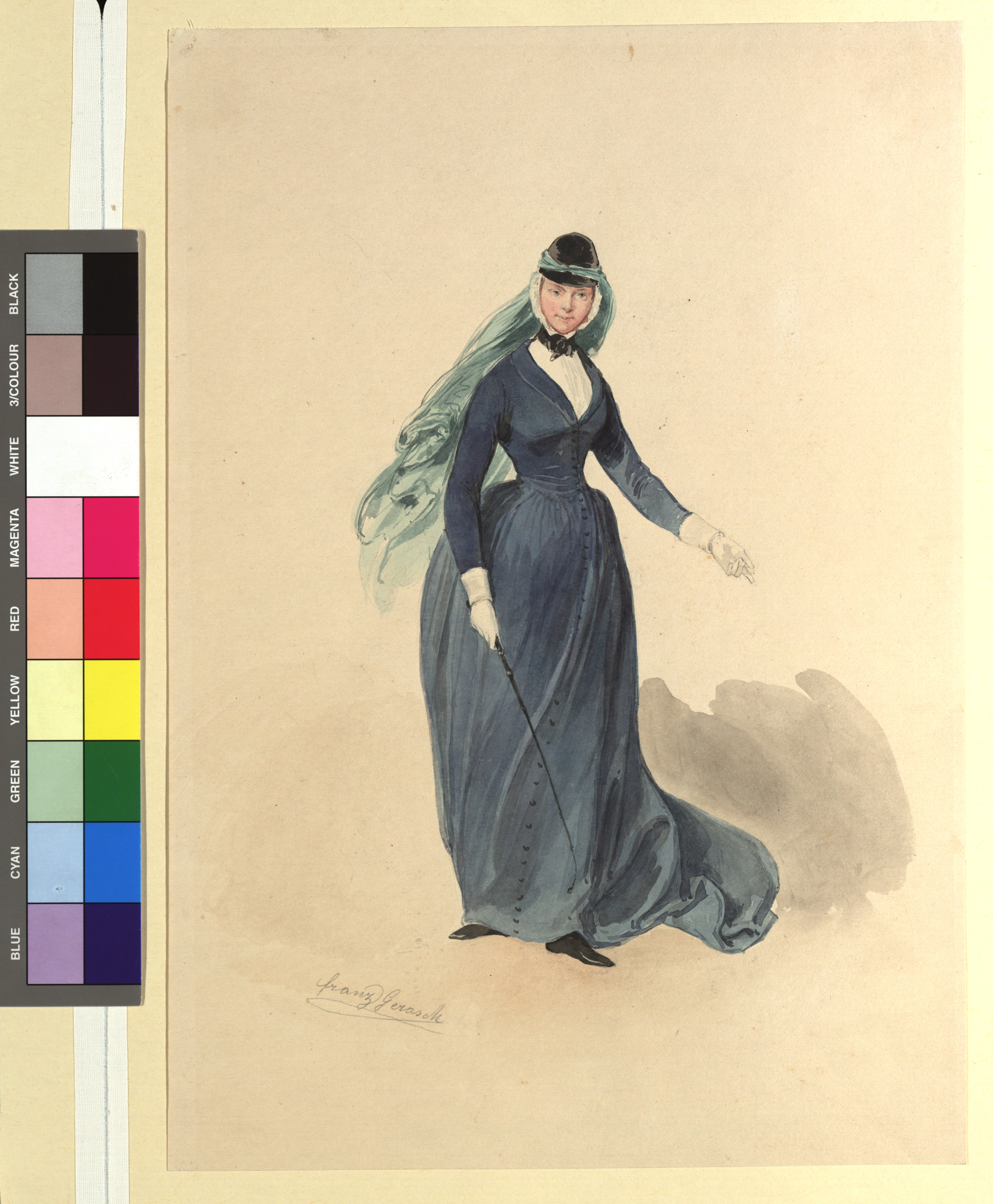 Ida Schuselka-Brüning als Lady Piron in "Maria die Tochter des ...