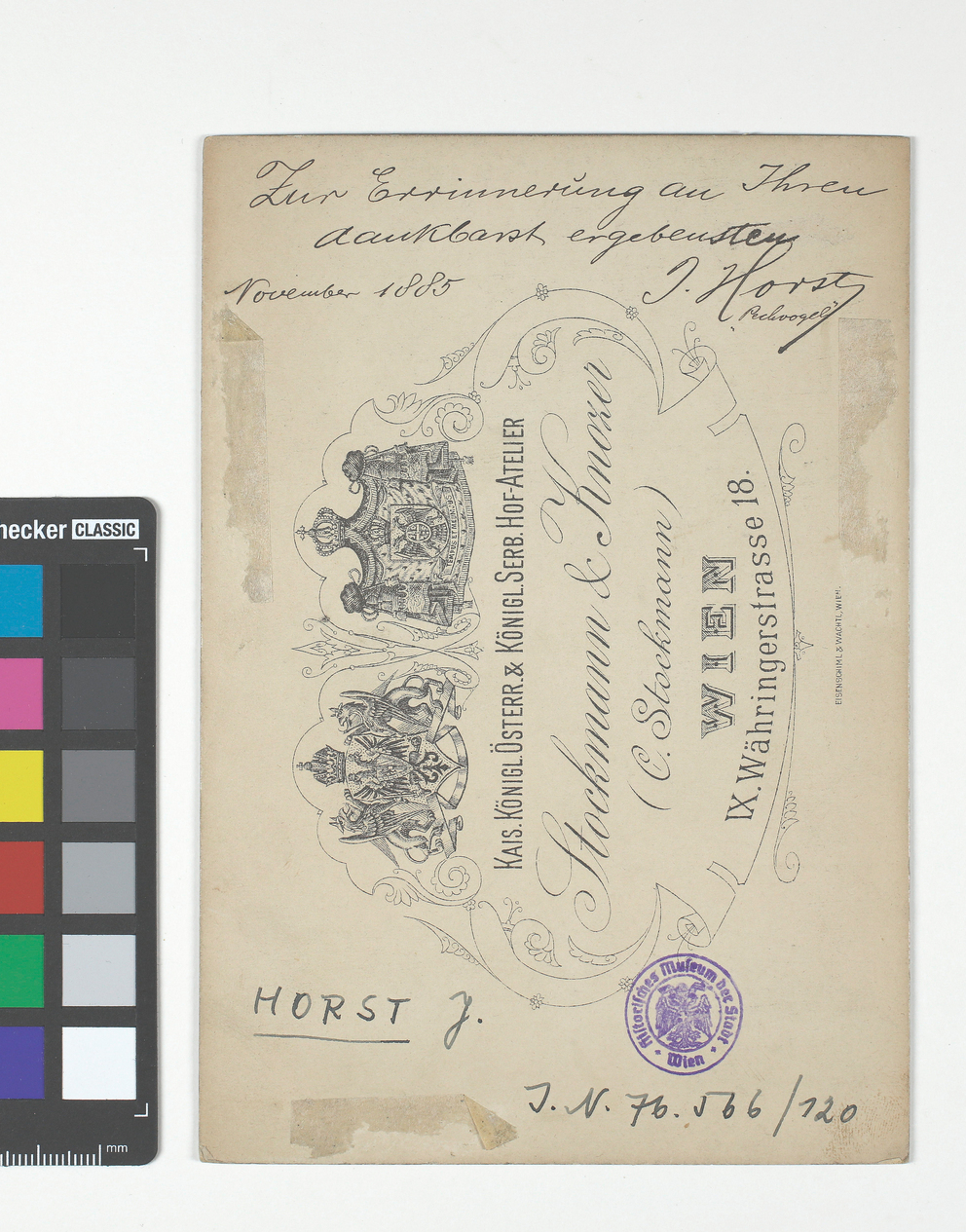 Julius Horst (1864-1943), Librettist, Schriftsteller (rückseitig ...