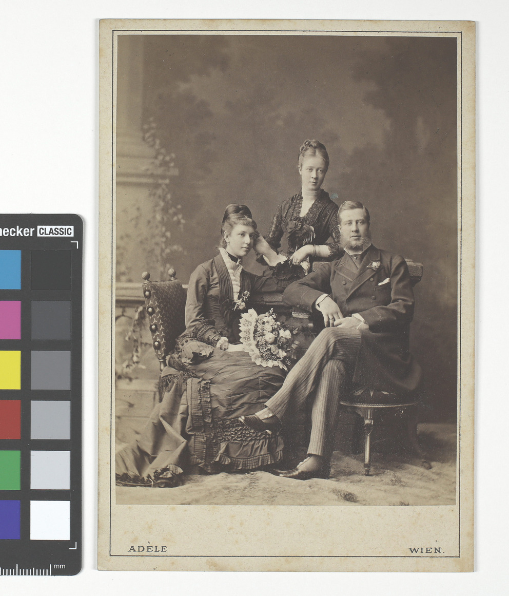 Karl Bonaventura Georg Friedrich de Longueval, Graf Buquoy (1854-1911) und Braut Philippine ...