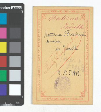 Amalia Materna (Friedrich-Materna, auch: Amalie Materna-Friedrich, 1844 ...