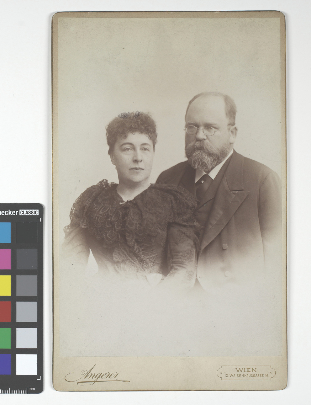 Prof. Dr. Rudolf Chrobak (1843-1910), Gynäkologe und seine Frau Helene ...