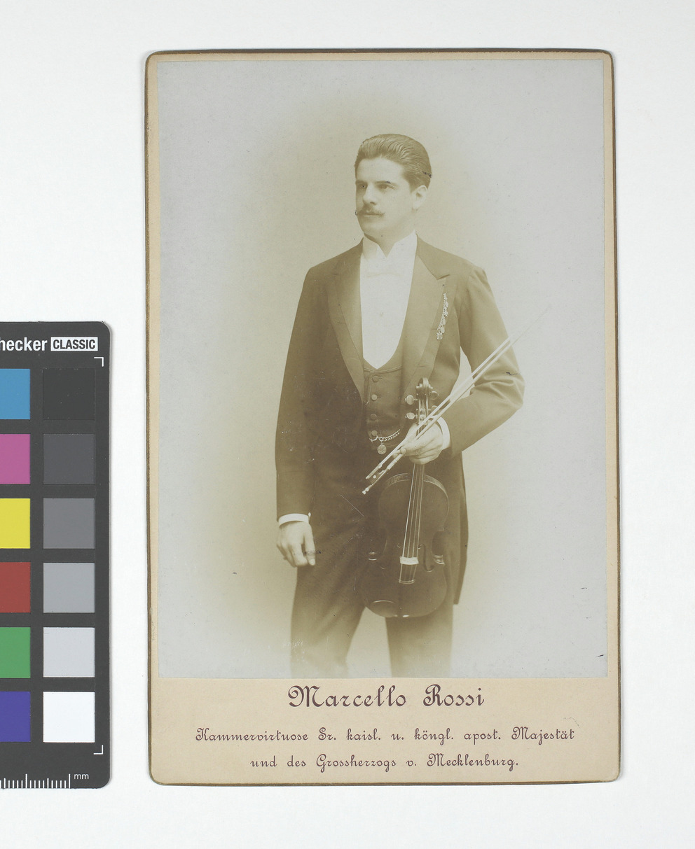 Marcello Rossi (1862-1897), Violinvirtuose – Wien Museum Online Sammlung