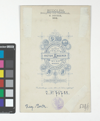 Kronprinz Rudolf von Österreich-Ungarn (1858-1889), nach dem Gemälde ...