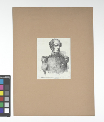 "The Late Major-General W. H. Adams, C. B. - From a Family Portrait ...