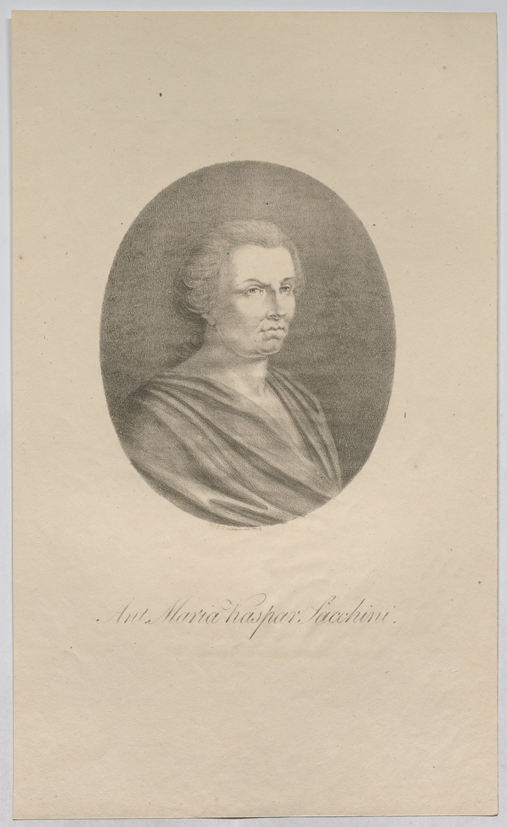 "Ant. Maria Kaspar Sacchini." – Wien Museum Online Sammlung