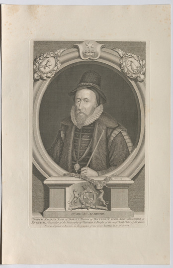 "THOMAS SACKVILLE EARL of DORSET, BARON of BUCKHURST, LORD HIGH ...