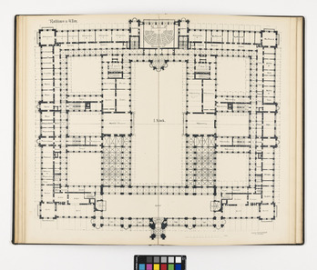 Grundrisse des Rathauses - erster Stock – Wien Museum Online Sammlung