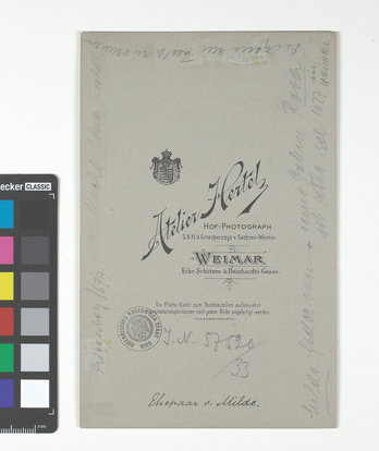 Hans Feodor von Milde (eig. Johann Hans Theodor, 1821-1899 ...