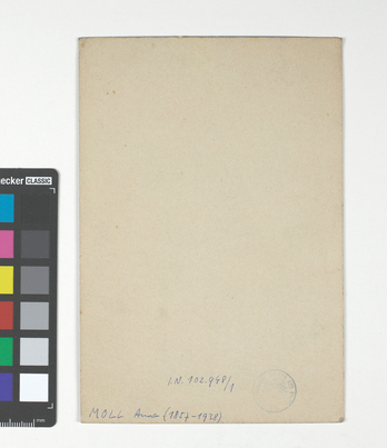 Anna Moll (geb. Bergen, 1857–1938), Ehefrau des Malers Carl Moll ...