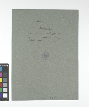 "S. Anastasius IV" – Wien Museum Online Sammlung