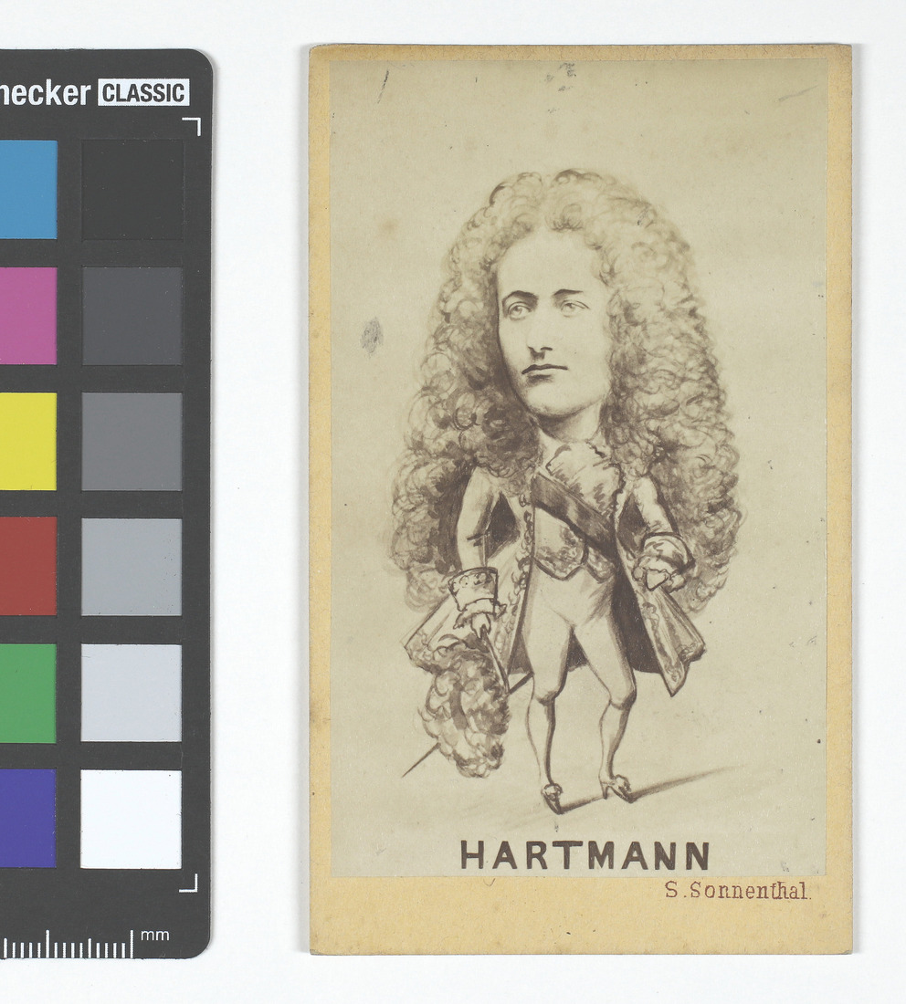Ernst Hartmann (1844-1911), Schauspieler, Karikatur – Wien Museum ...