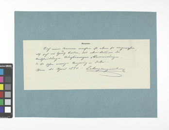 "Autogramm" – Wien Museum Online Sammlung