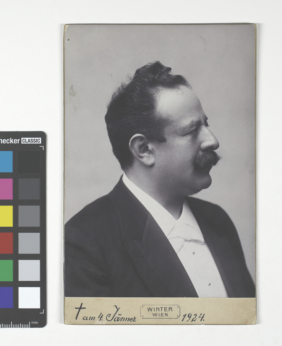 Alfred Grünfeld (1852-1924), Pianist, Komponist (rückseitig ...