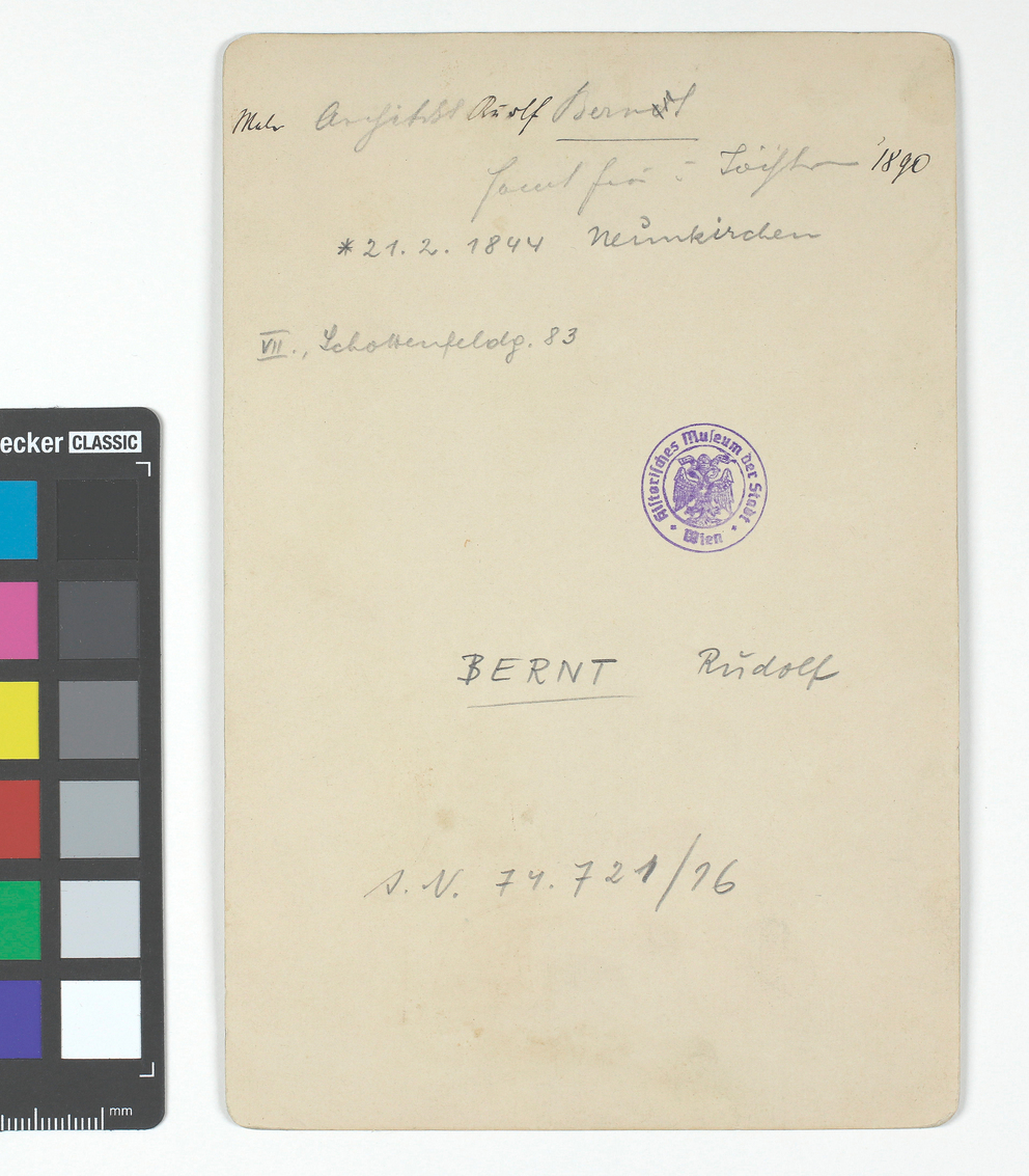 Rudolf Bernt (1844-1914), Architekt, Architektur- und Vedutenmaler mit ...