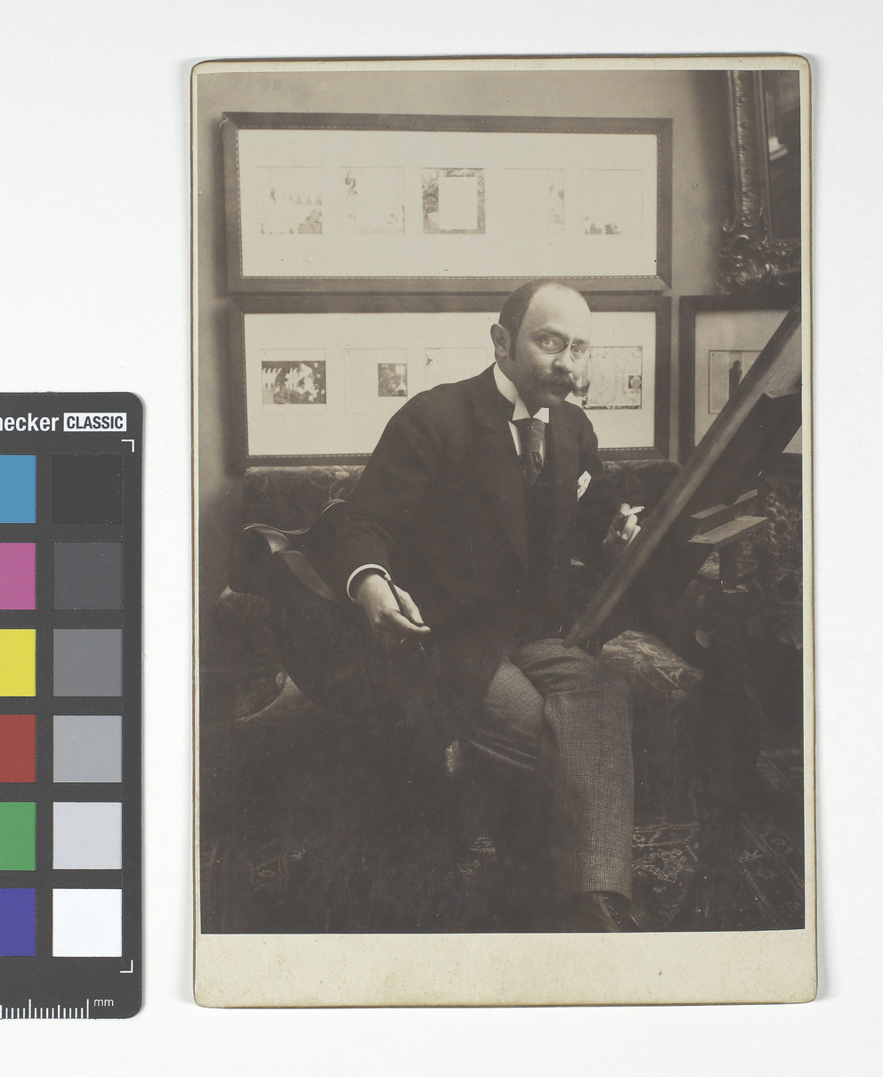 Heinrich Lefler (1863-1919), Maler, Grafiker, Bühnenbildner, Sohn von ...