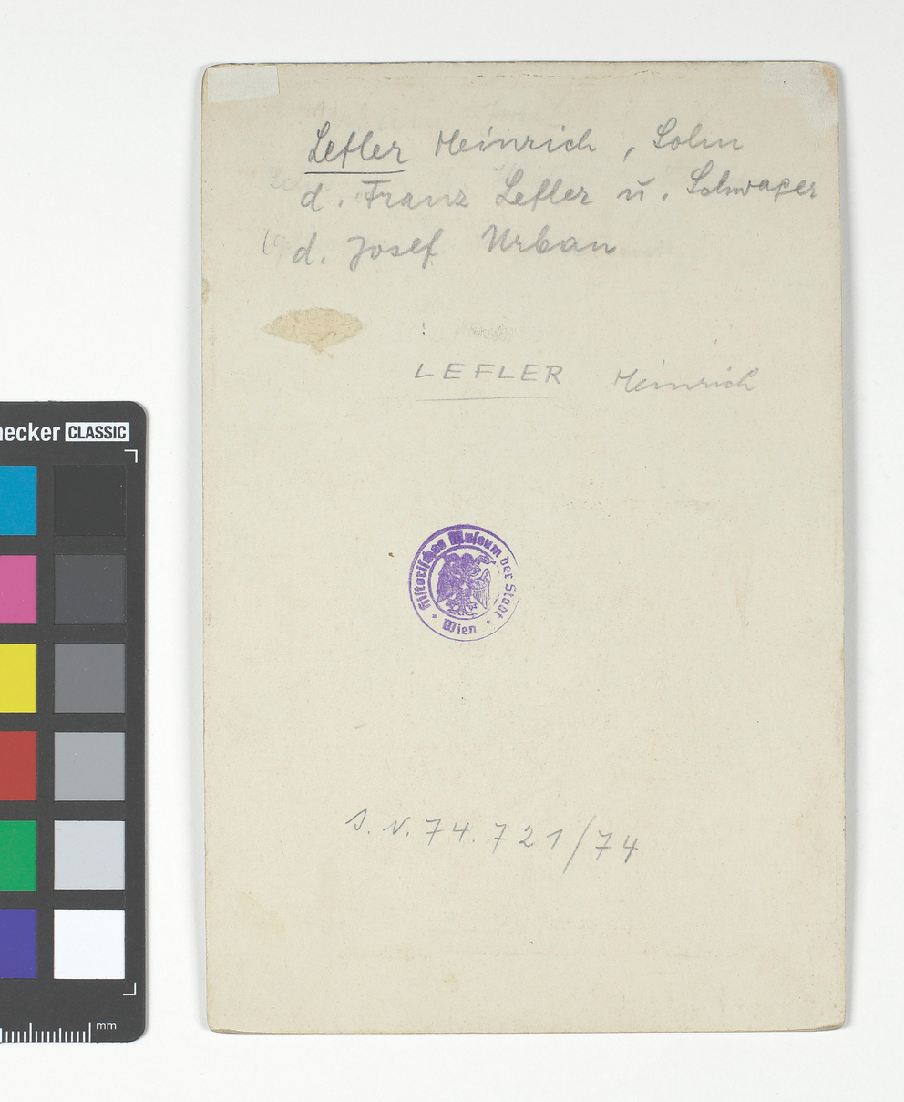 Heinrich Lefler (1863-1919), Maler, Grafiker, Bühnenbildner, Sohn von ...