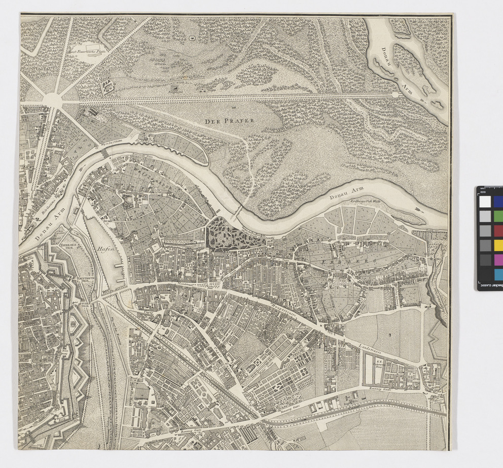 "Grundriß der Haupt-und Residenzstadt Wien / Plan de la Ville de Vienne ...
