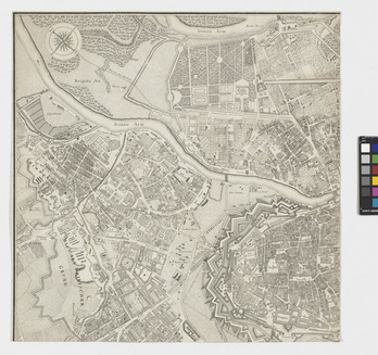 "Grundriß der Haupt-und Residenzstadt Wien / Plan de la Ville de Vienne ...