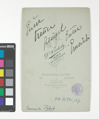 Emerich Robert (Emmerich Magyar) (1847-1899), Schauspieler, Sänger ...