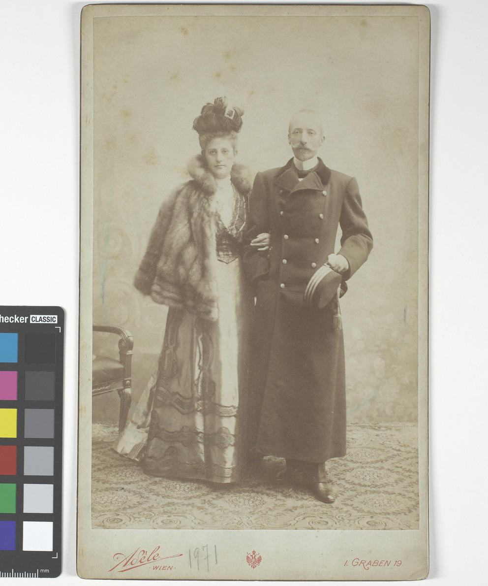 Erzherzog Karl Stephan von Österreich (1860-1933) mit seiner Frau ...