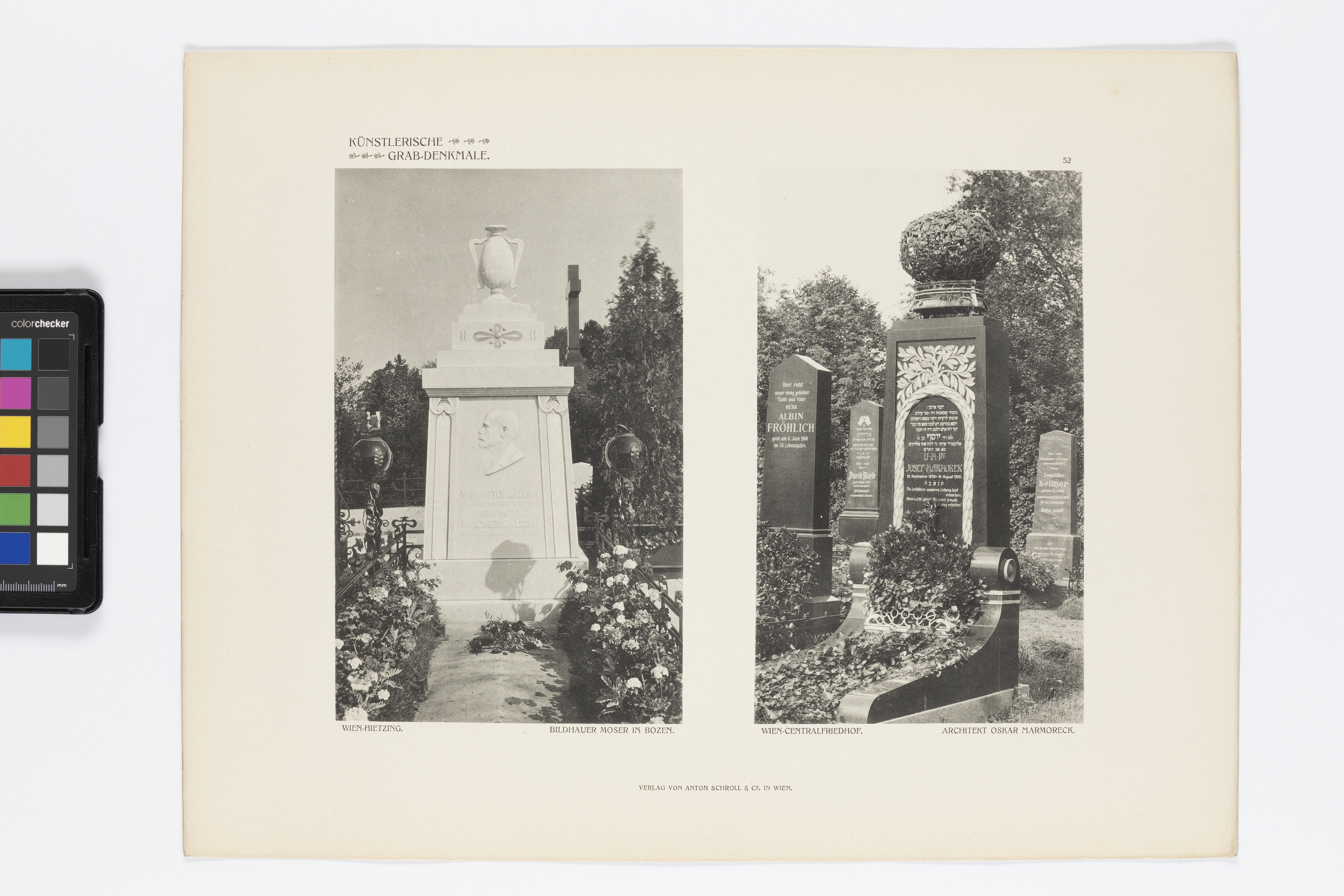 Friedhof Hietzing, Grabdenkmal Wilhelm Ritter von Lucam, Bildhauer ...