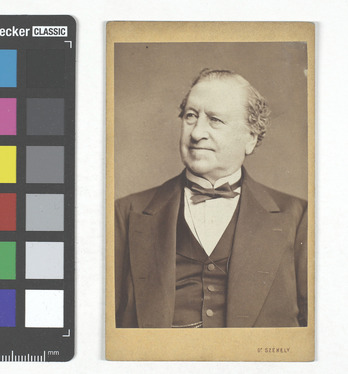 Carl La Roche (1794-1884), Schauspieler (rückseitig eigenhändige ...