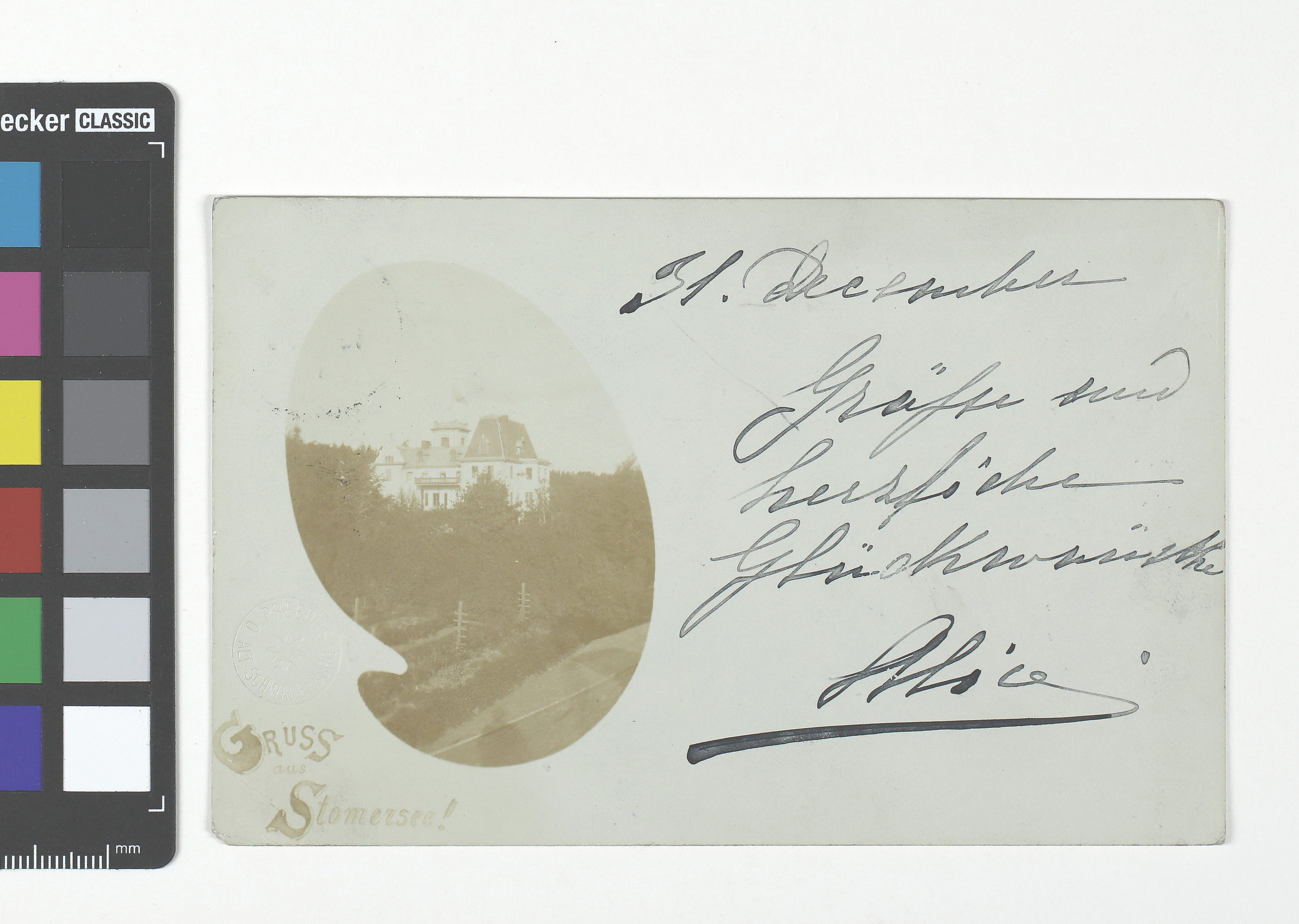 Schloss Stomersee, der Wohnsitz von Alice Laura Barbi (1858-1948 ...