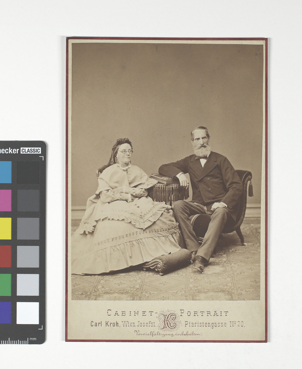 Andreas (1809-1881) und Amalia (1811-1879) Luntz, die Eltern des Architekten Victor Luntz (1840 ...