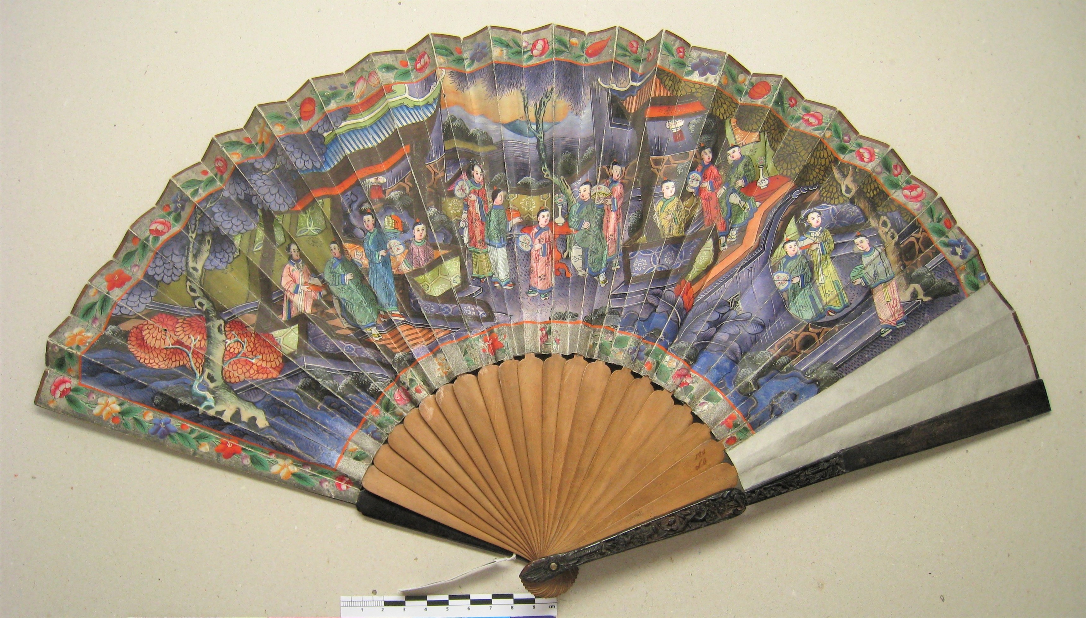 Chinesischer Faltfächer – Wien Museum Online Sammlung