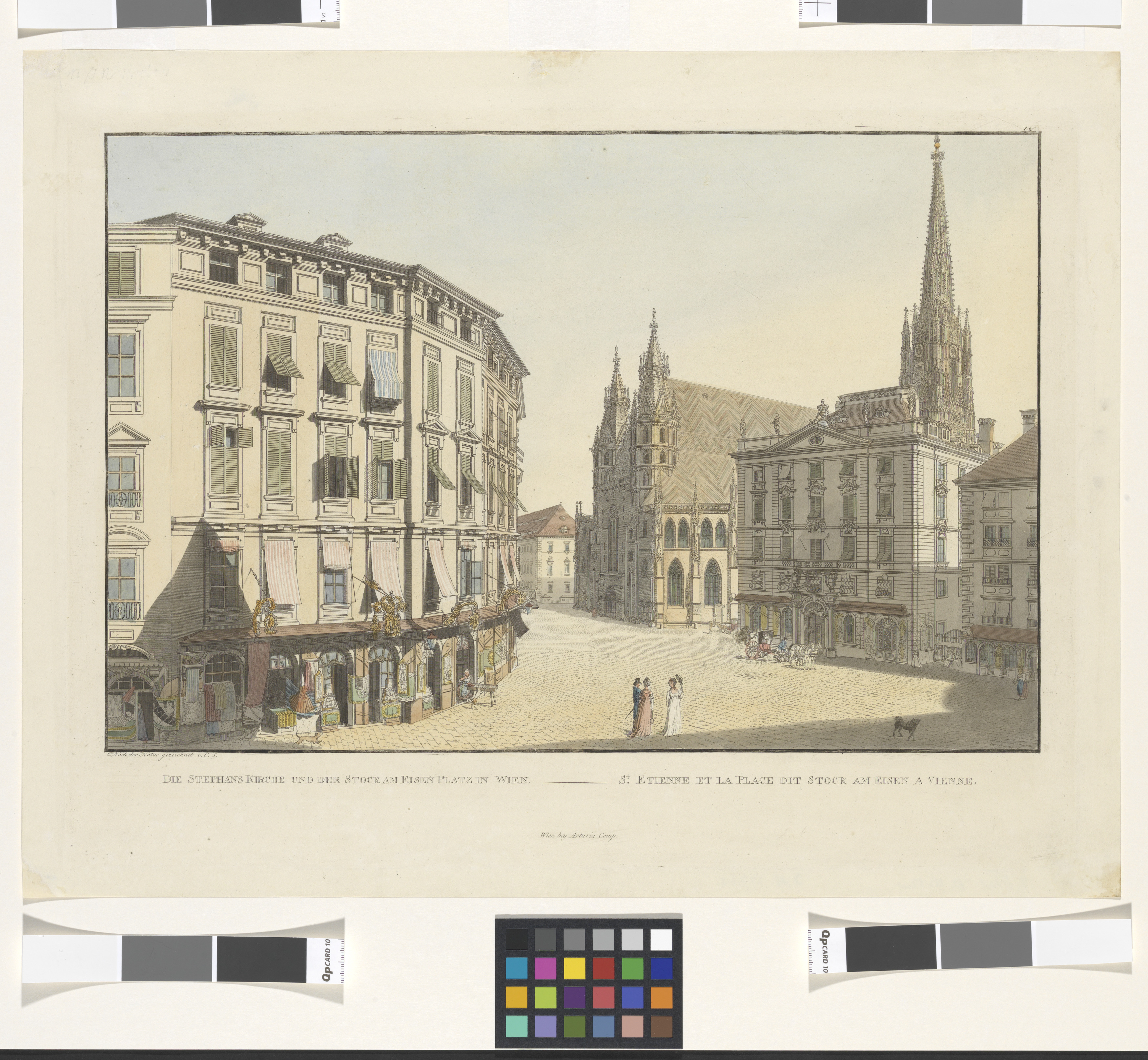 "Die Stephans Kirche und der Stock im Eisen Platz in Wien" / "St ...