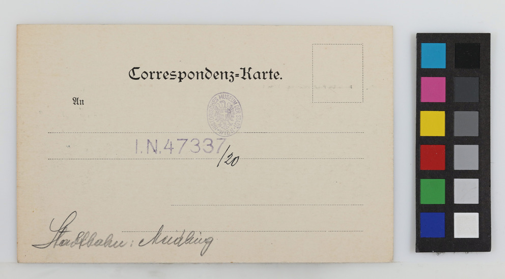 Stadtbahn - Meidling - Wientalbrücke der Stadtbahn, Ansichtskarte ...