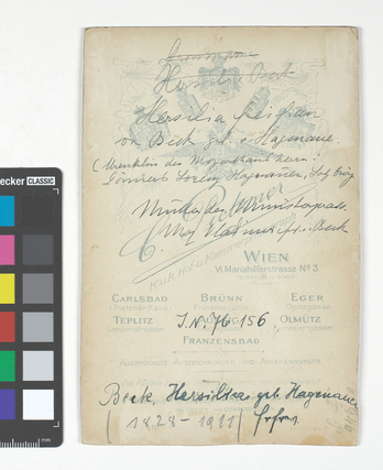 Hersilie Freifrau von Beck, geb. Hagenauer (1828-1911), Frau von Anton ...