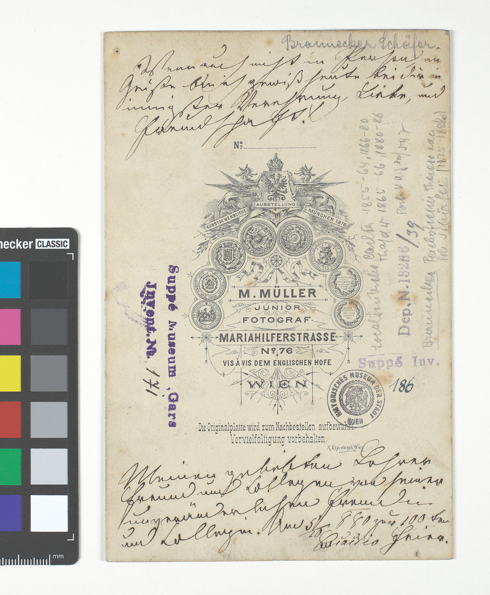 Therese von Braunecker-Schäfer (1825-1888), Schauspielerin, Sängerin ...