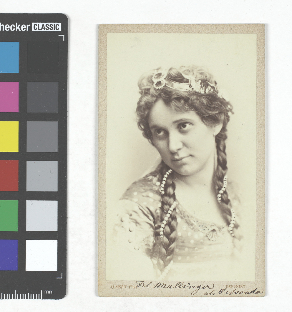 Mathilde Mallinger (1848-1920) als "Jessonda" in "Jessonda" von Louis ...