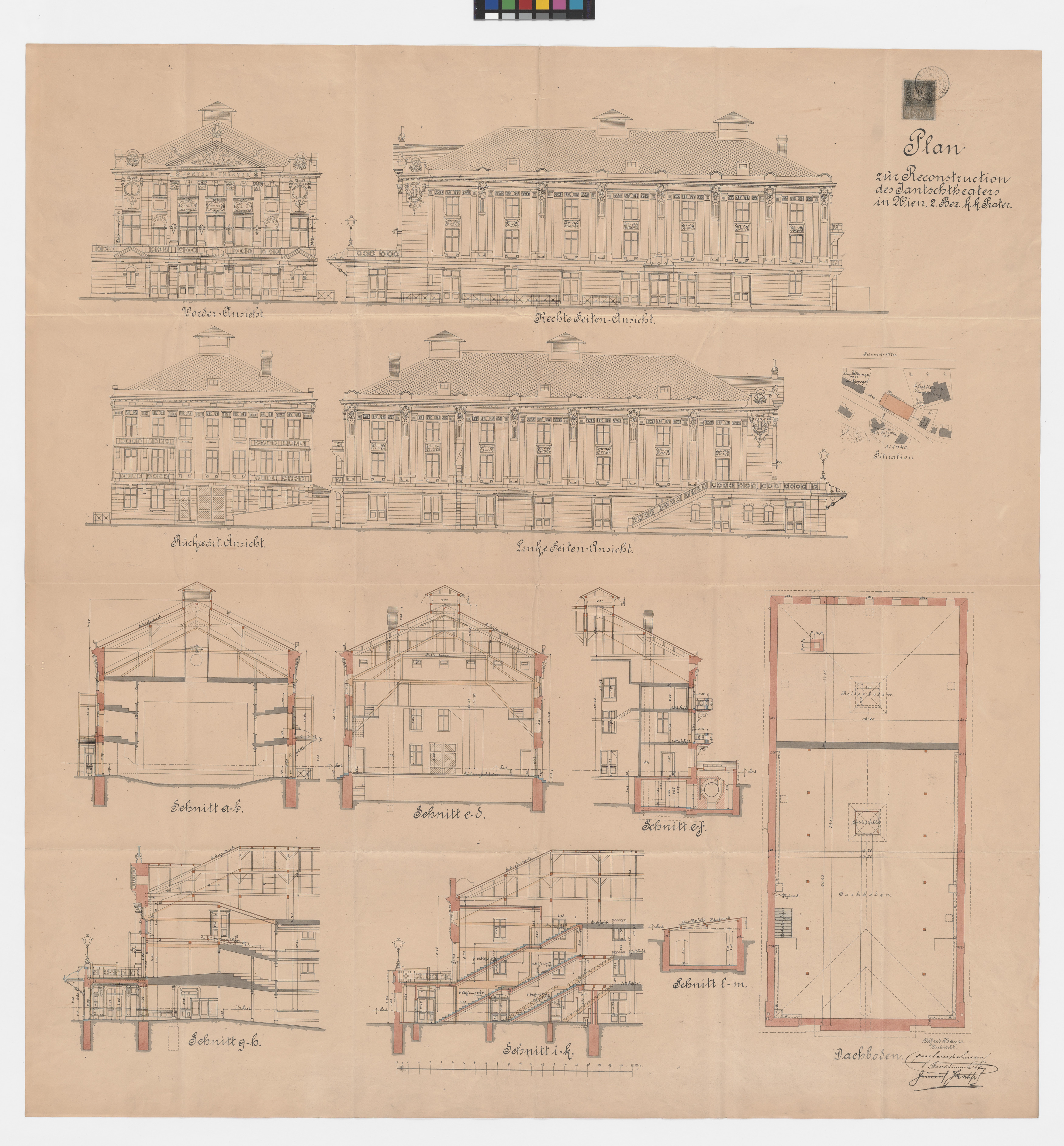 Theater im Prater - Plan zur Rekonstruktion des Jantsch-Theaters ...