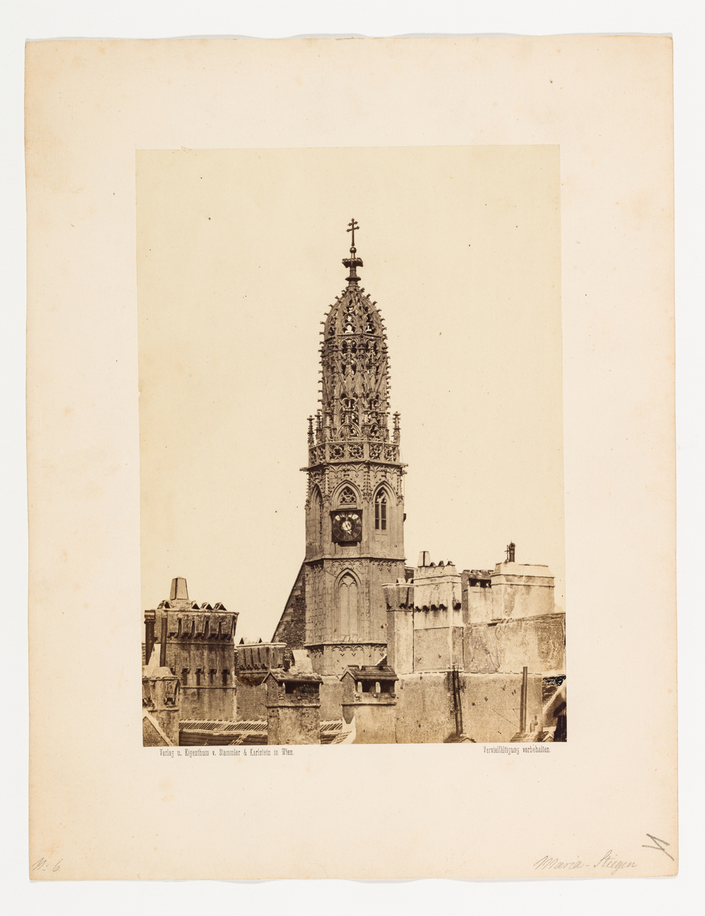 1., Passauer Platz - Maria am Gestade - Turm – Wien Museum Online Sammlung