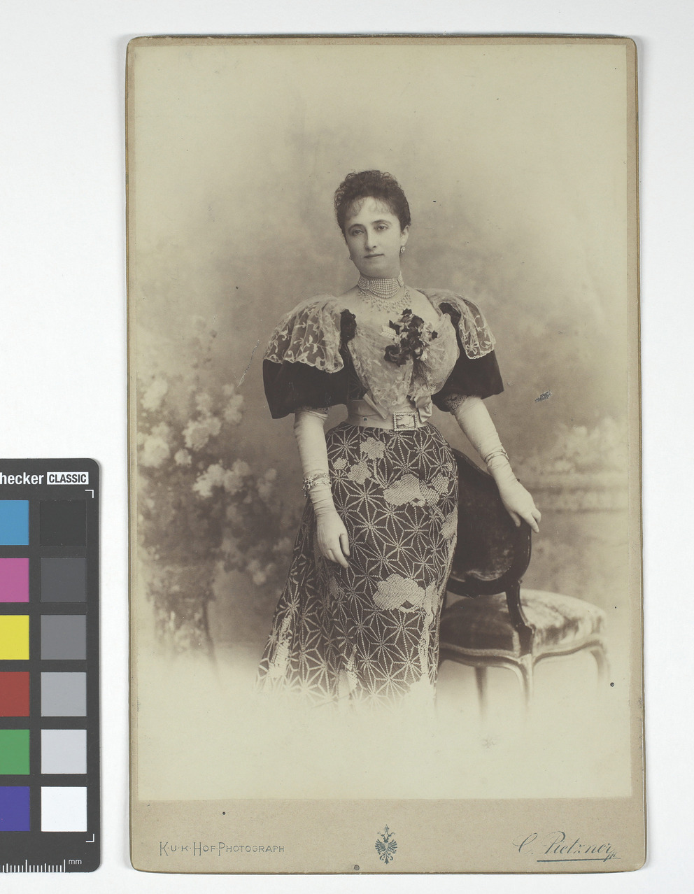 Adele Strauss (1856-1930), Gattin des Komponisten Johann Strauss Sohn ...